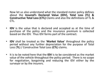 Total loss claims | PPTX