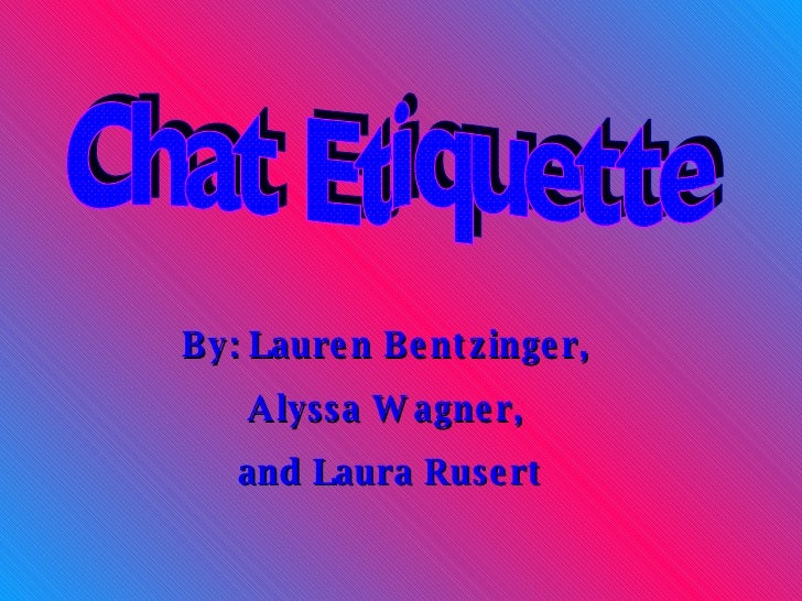 chat-ettiquette