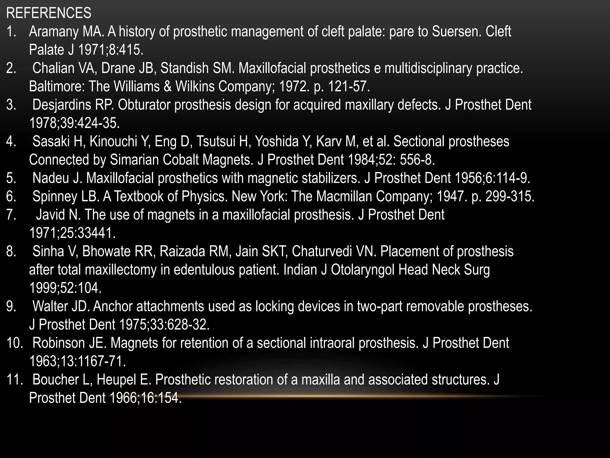 hollow obturator in case of total maxillectomy | PPTX