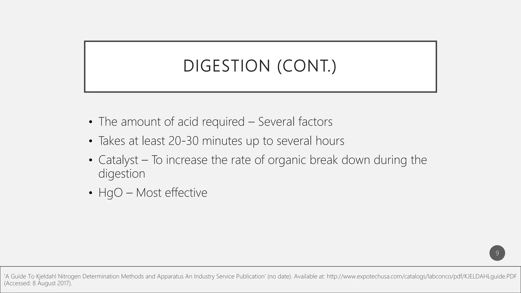 Total Nitrogen Determination - Traditional and Modern Methods | PPTX