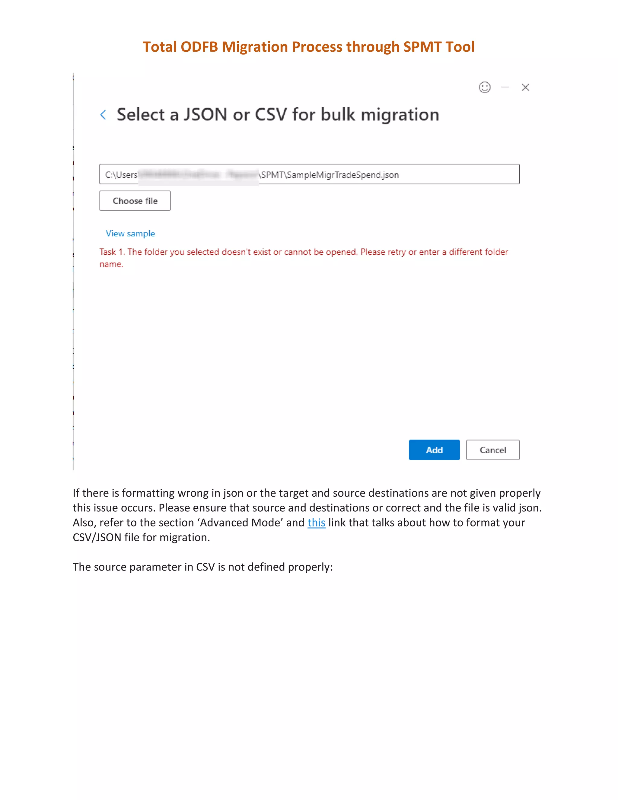 Total ODFB Migration Process through SPMT Tool | PDF