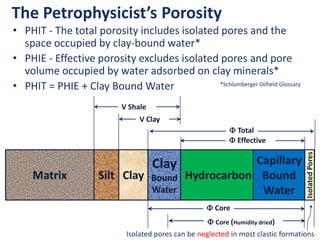 Total or effective porosity | PPTX