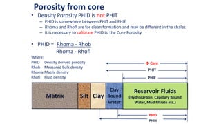 Should Petrophysics Calculate Total or Effective porosity | PPTX