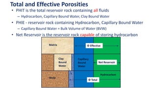 Should Petrophysics Calculate Total or Effective porosity | PPTX