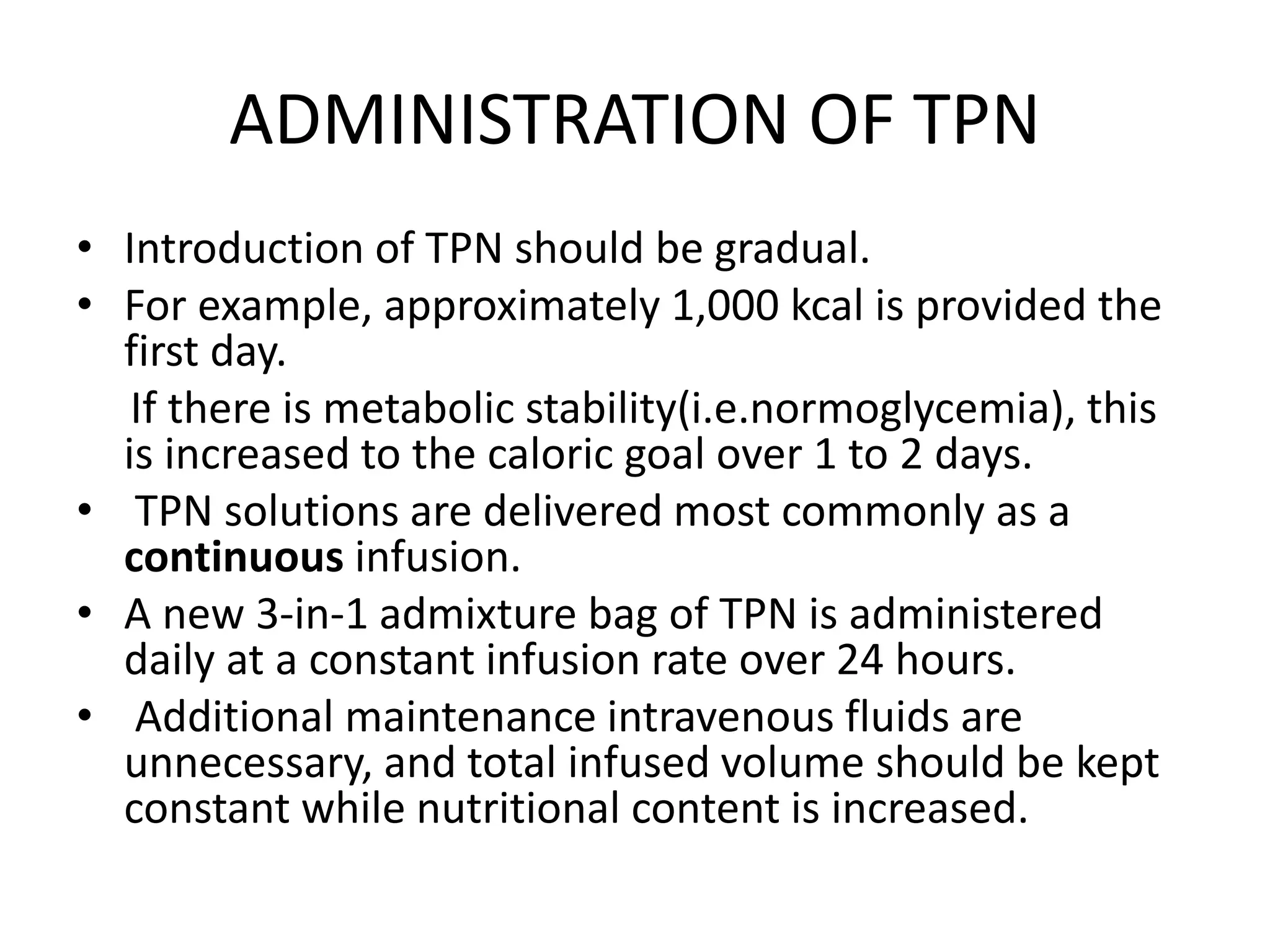 Total parental nutrition | PPTX