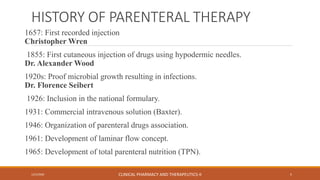 Total parenteral nutrition | PPTX