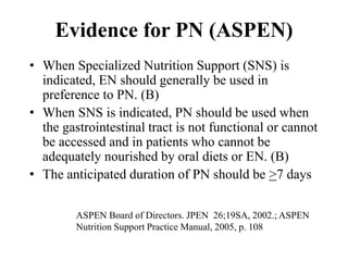 Total parenteral nutrition | PPTX