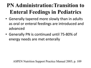 Total parenteral nutrition | PPTX