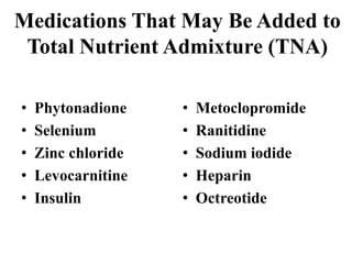 Total parenteral nutrition | PPTX | Nutrition | Healthy Living