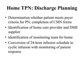 Total parenteral nutrition | PPTX | Nutrition | Healthy Living
