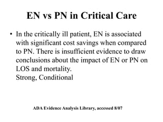 Total parenteral nutrition | PPTX