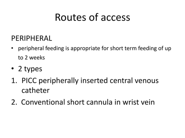 Total parenteral nutrition | PPT