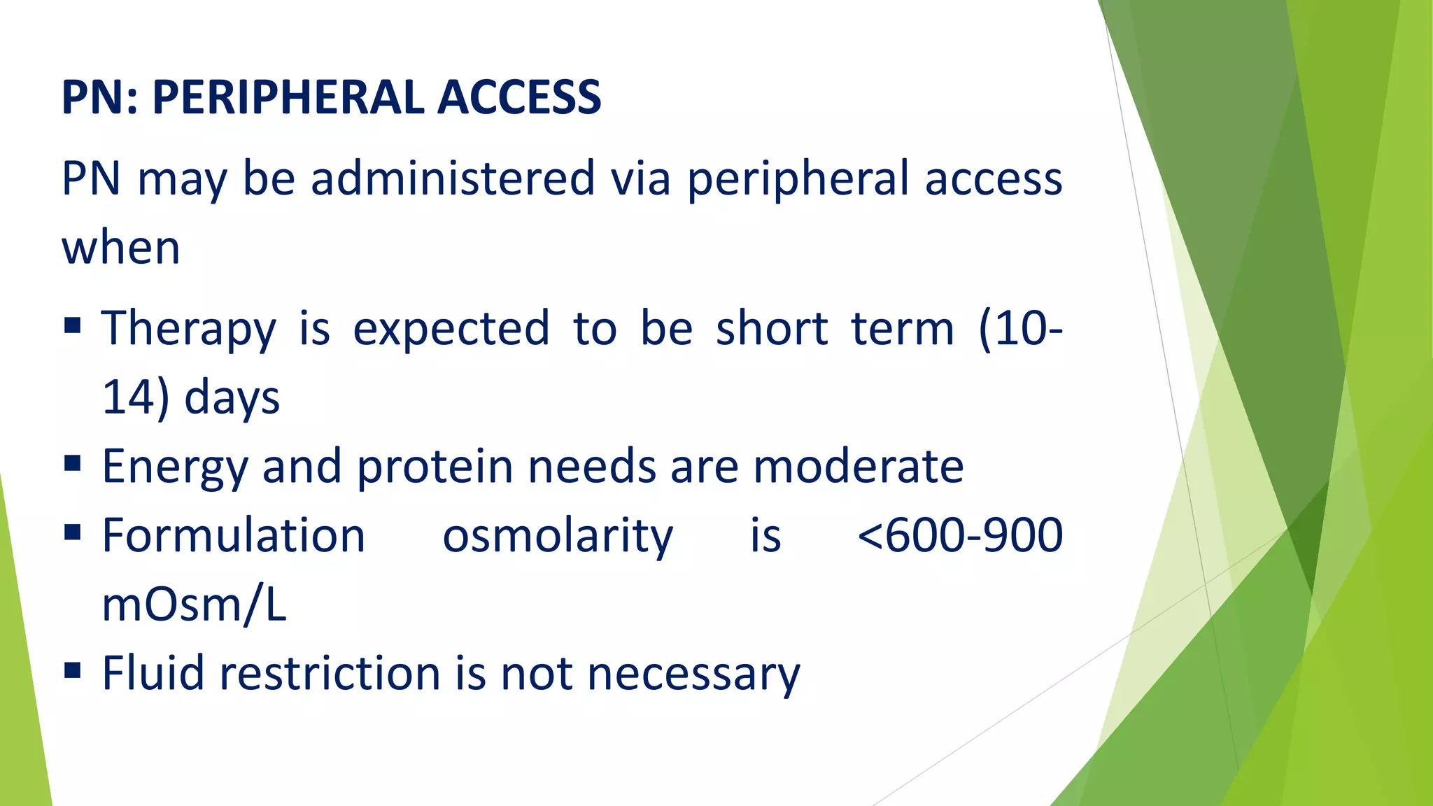 Total parenteral nutrition | PPTX