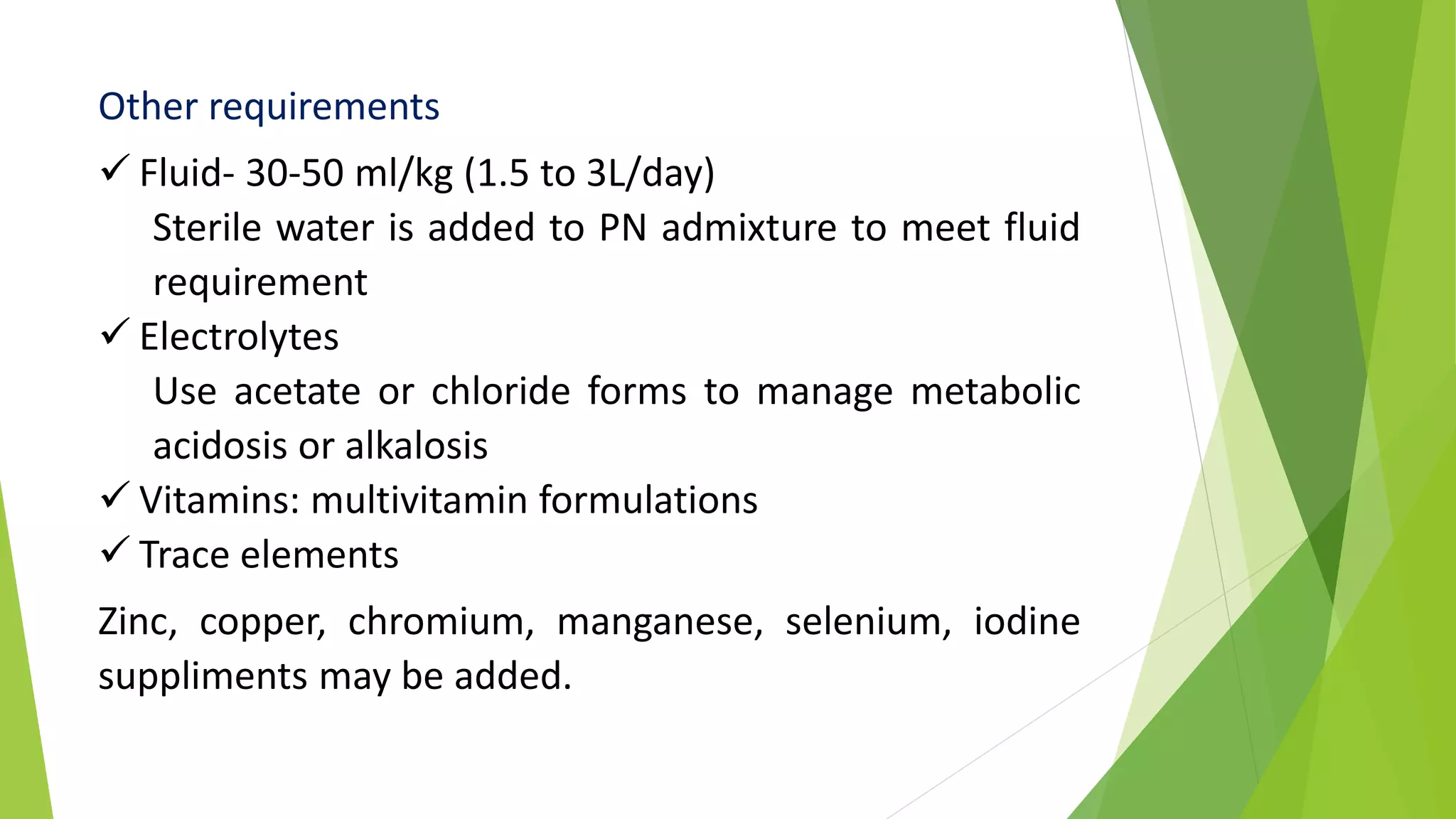 Total parenteral nutrition | PPTX