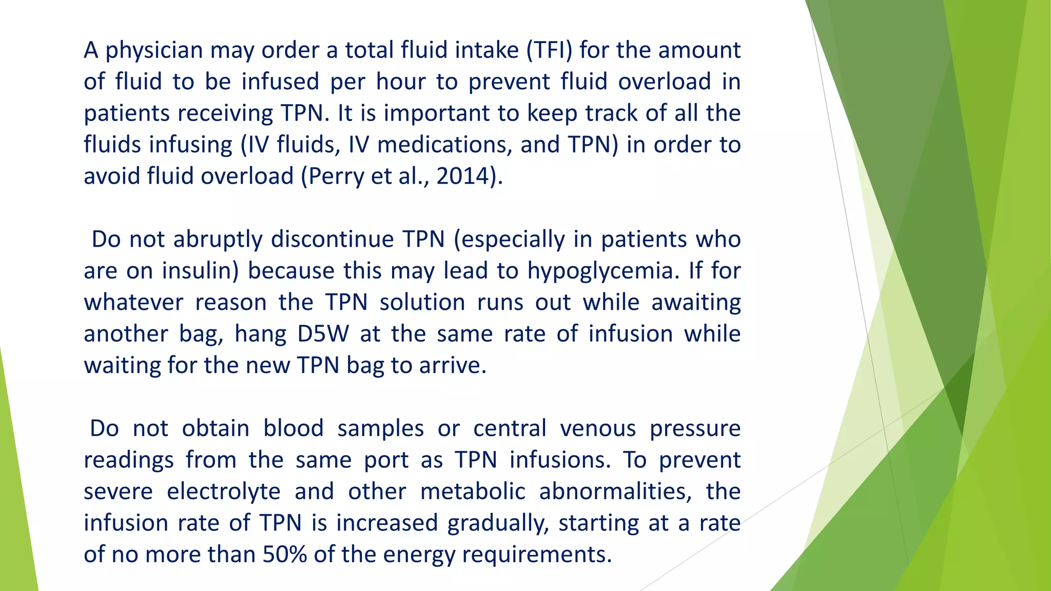 Total parenteral nutrition | PPTX