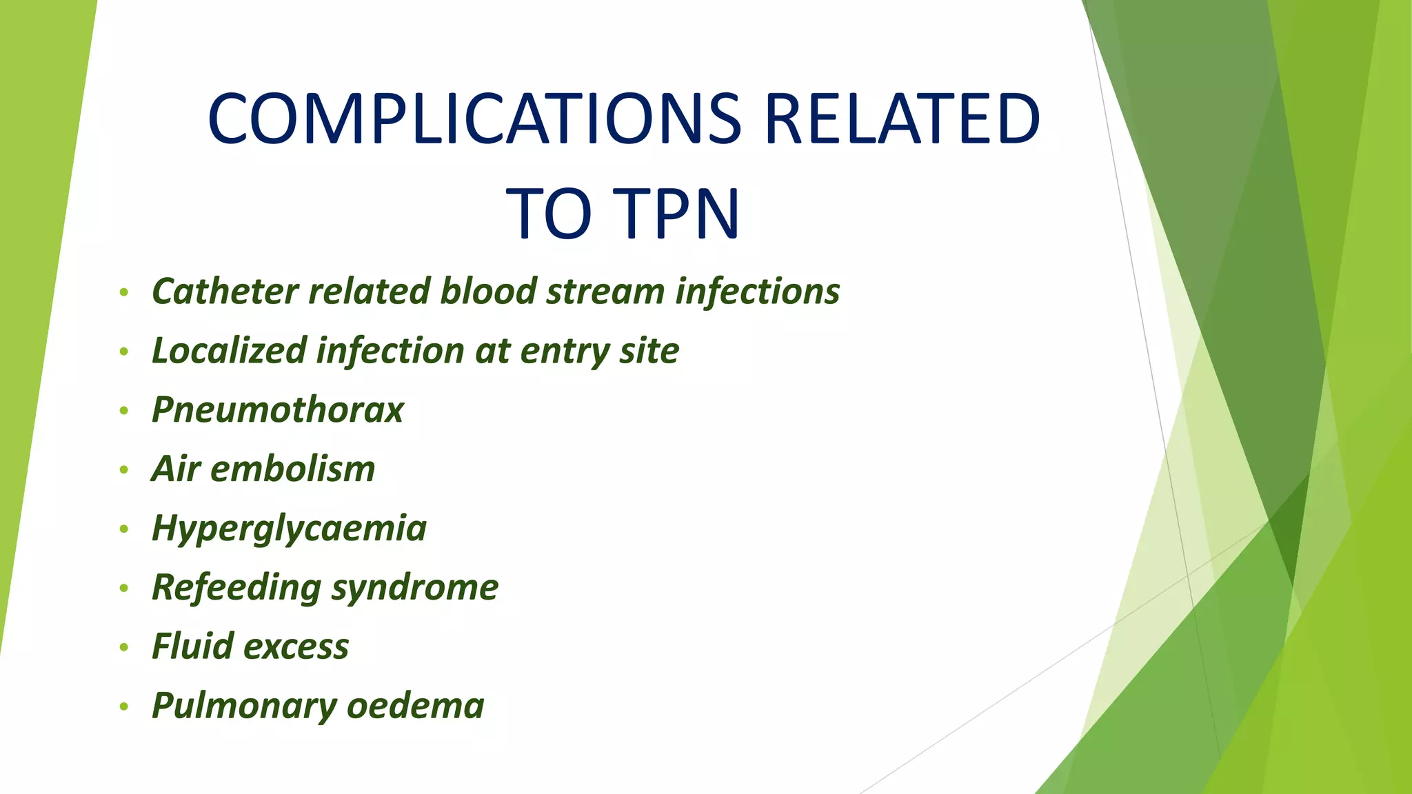 Total parenteral nutrition | PPTX