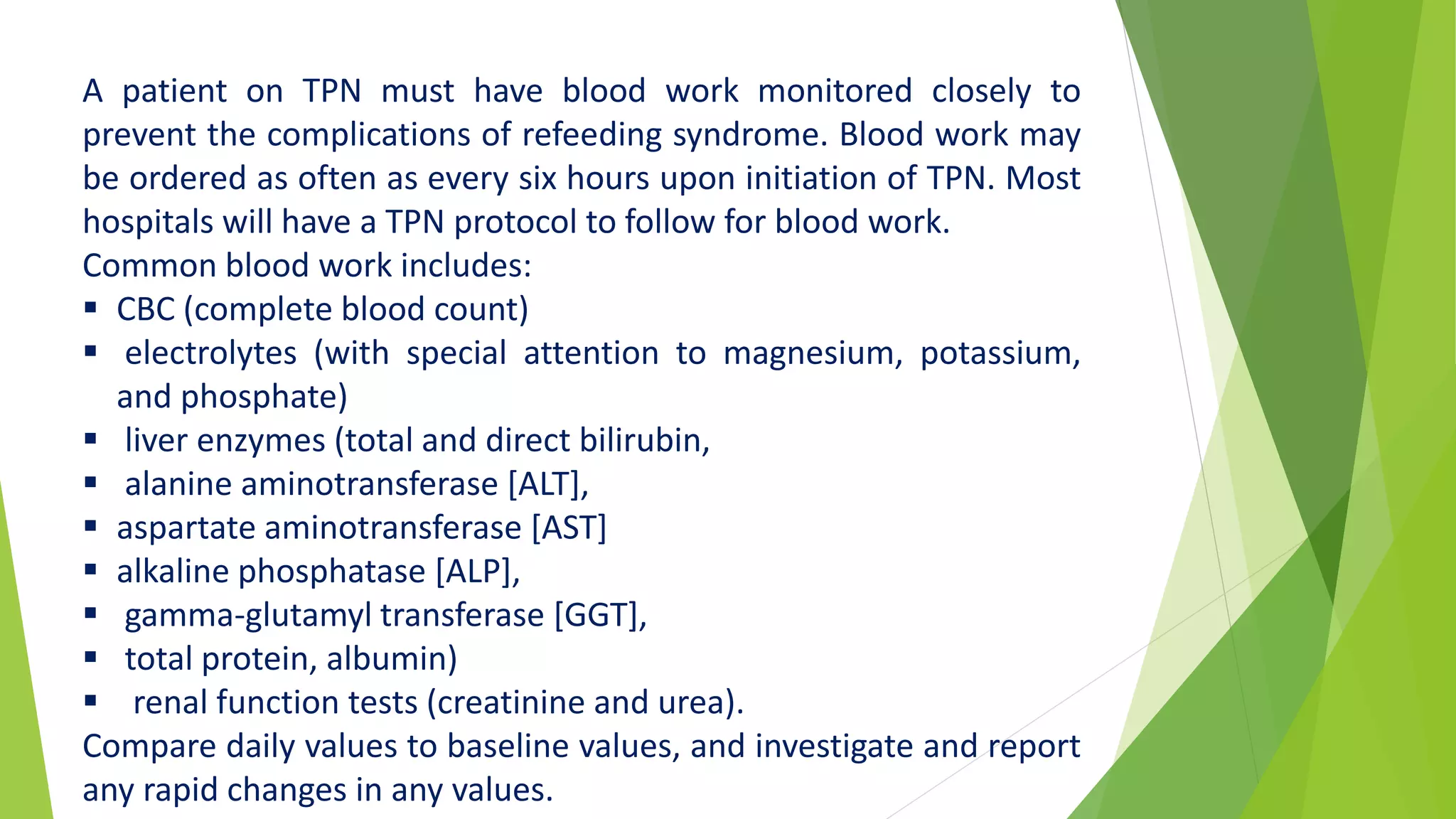 Total parenteral nutrition | PPTX