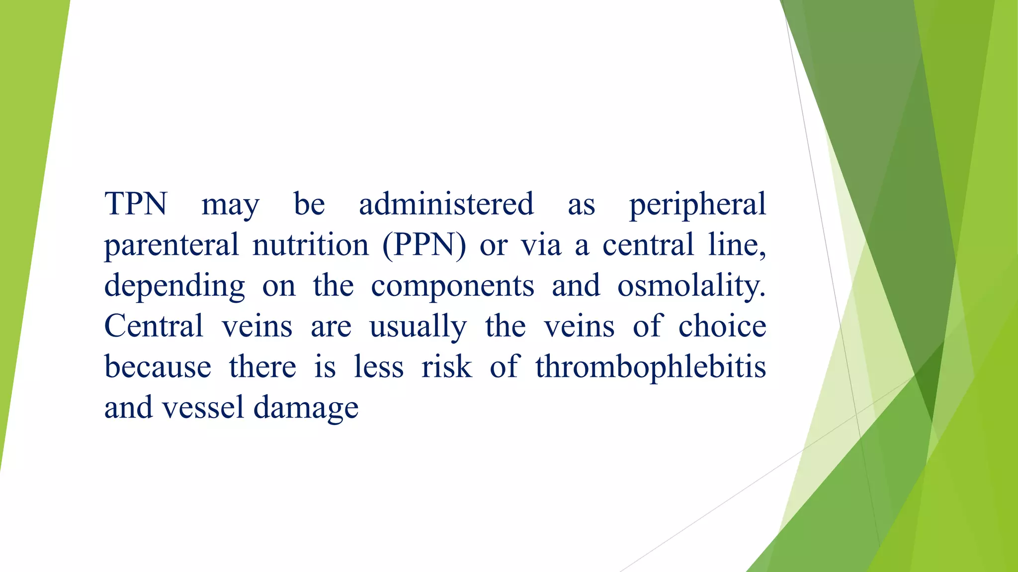 Total parenteral nutrition | PPTX
