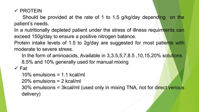 Total parenteral nutrition | PPTX