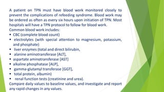Total parenteral nutrition | PPTX