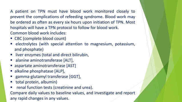 Total parenteral nutrition | PPTX