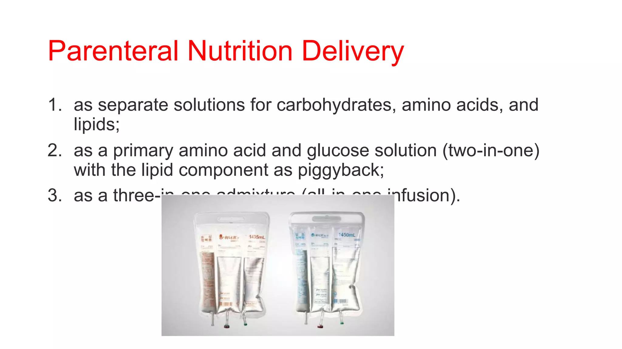 nutrition in ICU part 2. (Total parenteral nutrition) | PPTX