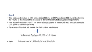 nutrition in ICU part 2. (Total parenteral nutrition) | PPTX