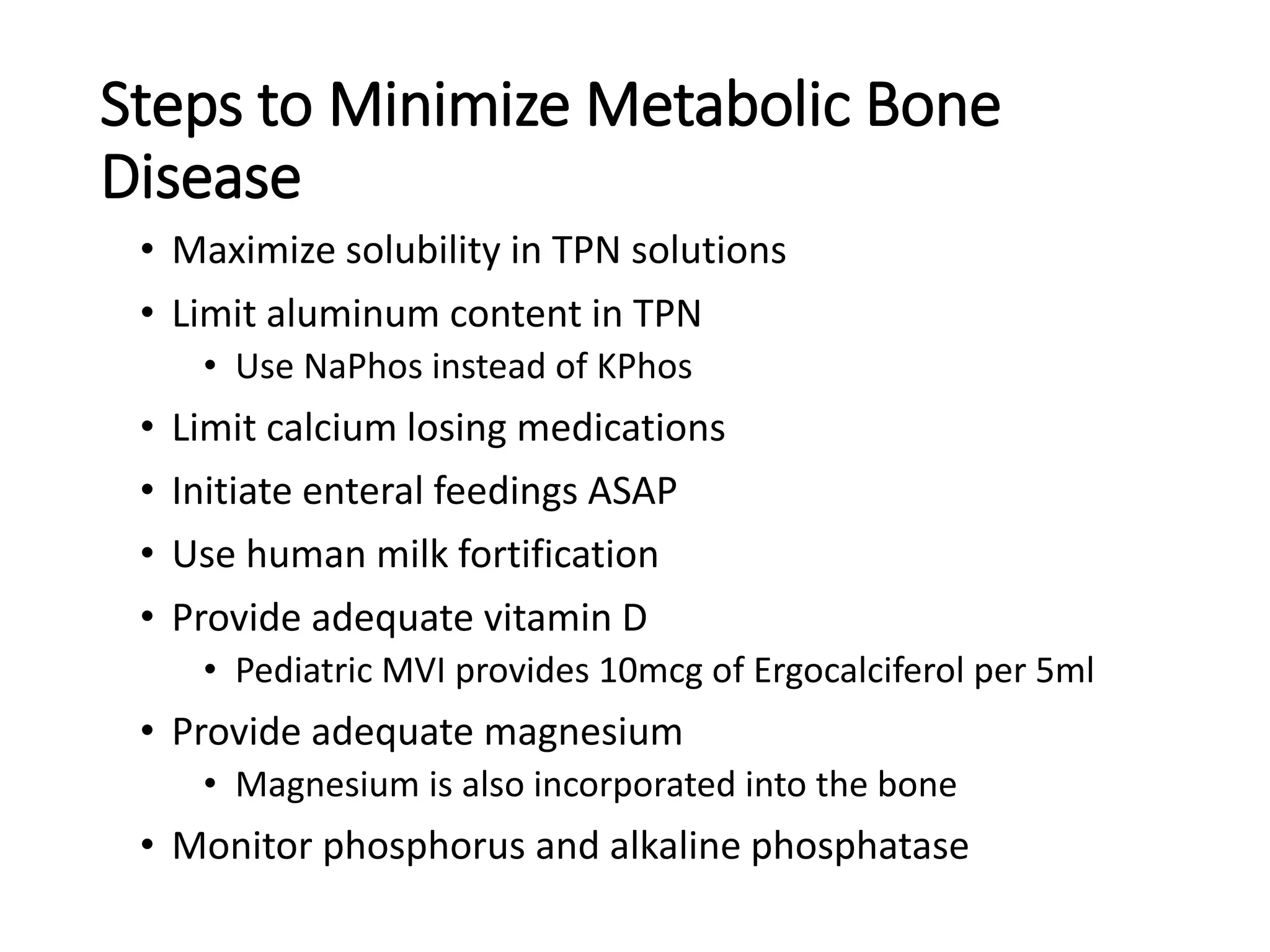 Total parenteral nutrition in the nicu Total parenteral nutrition in ...