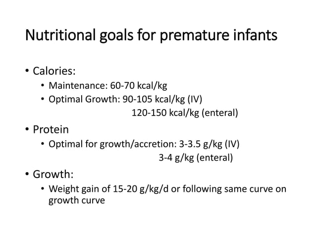 Total parenteral nutrition in the nicu Total parenteral nutrition in ...