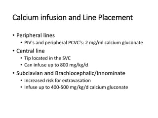 Total parenteral nutrition in the nicu Total parenteral nutrition in ...