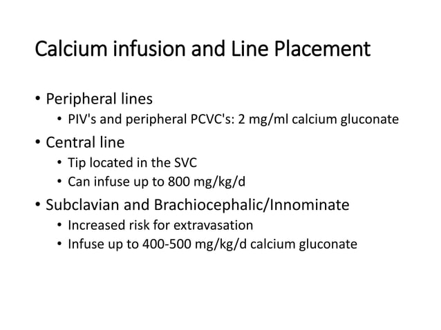 Total parenteral nutrition in the nicu Total parenteral nutrition in ...