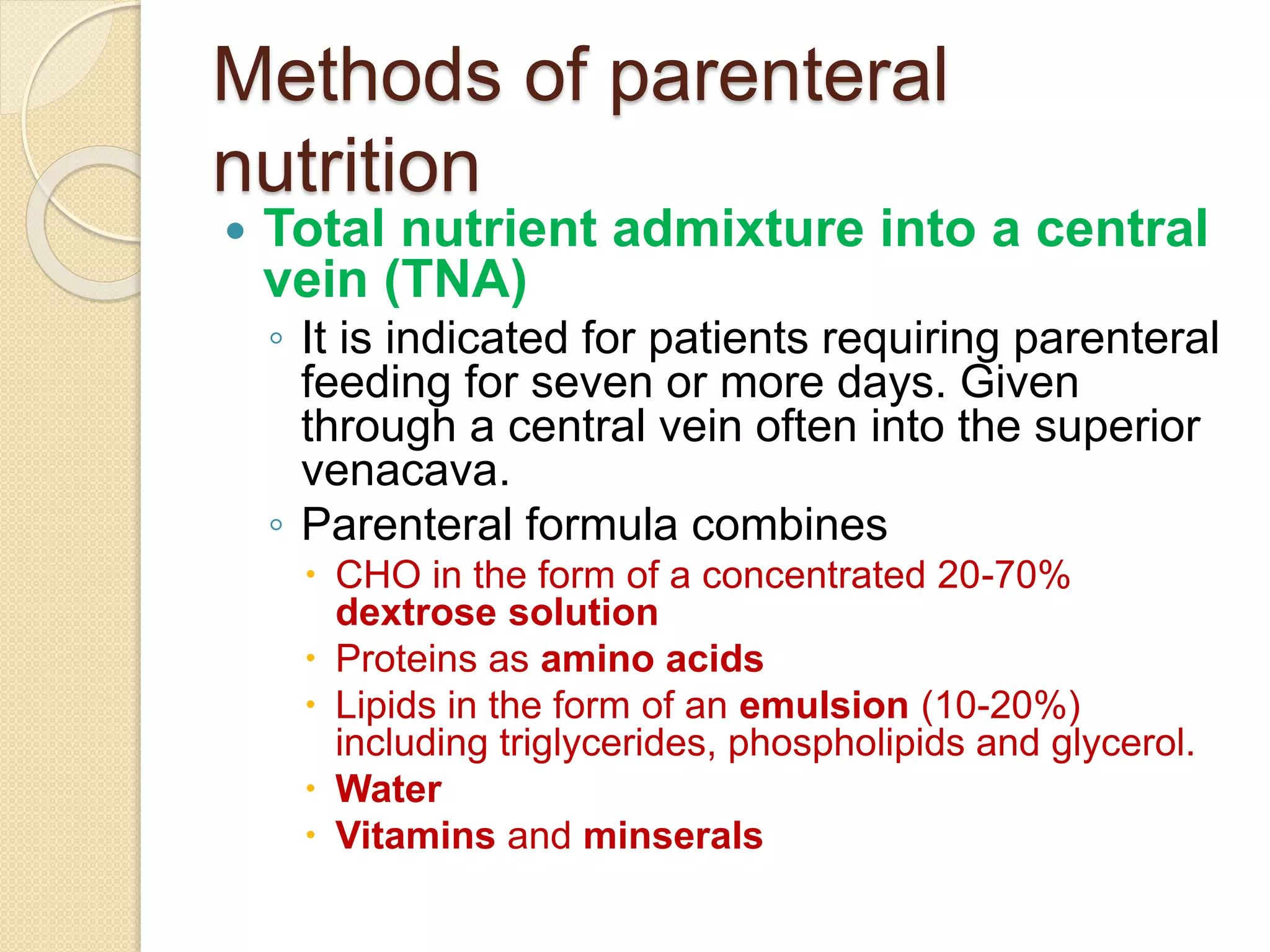 Total parentral nutrition | PPTX