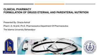 TOTAL PARETERAL NUTRITION and Enteral Nutrition.pptx