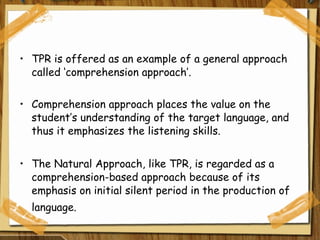 Total Physical Response | PPT