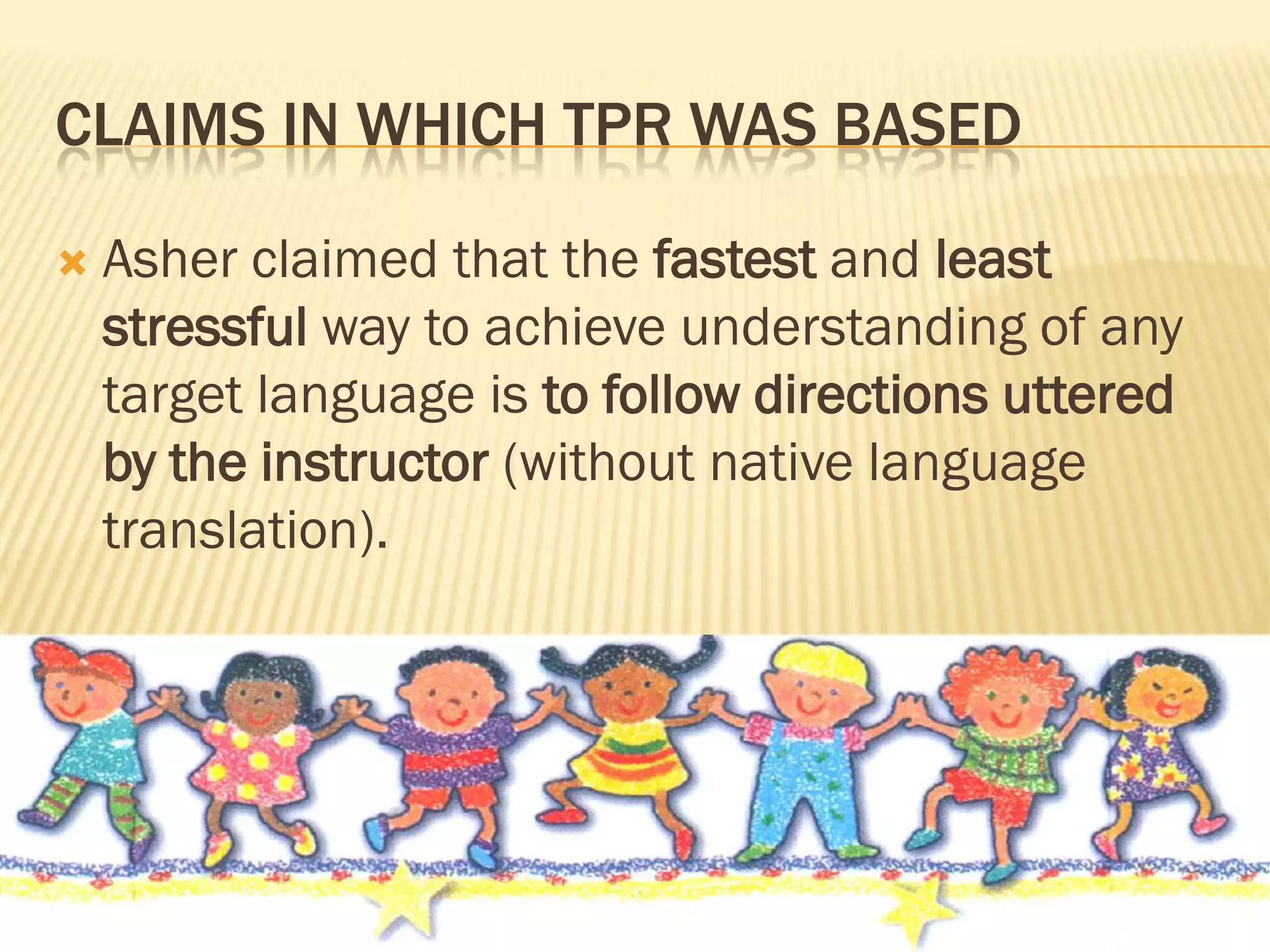 Total Physical Response (TPR) | PDF