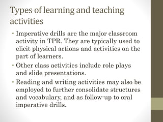 TPR by James Asher | PPT