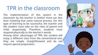 Total Physical Response in the english class | PPT