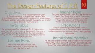 Total Physical Response (English Language Teaching) | PPTX