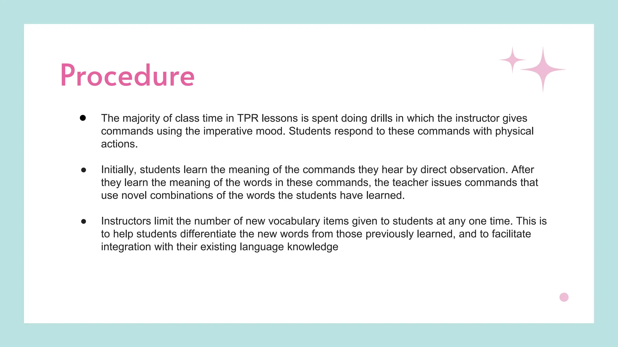 TOTAL PHYSICAL RESPONSE METHOD FOR TEACHING ENGLISH.pptx