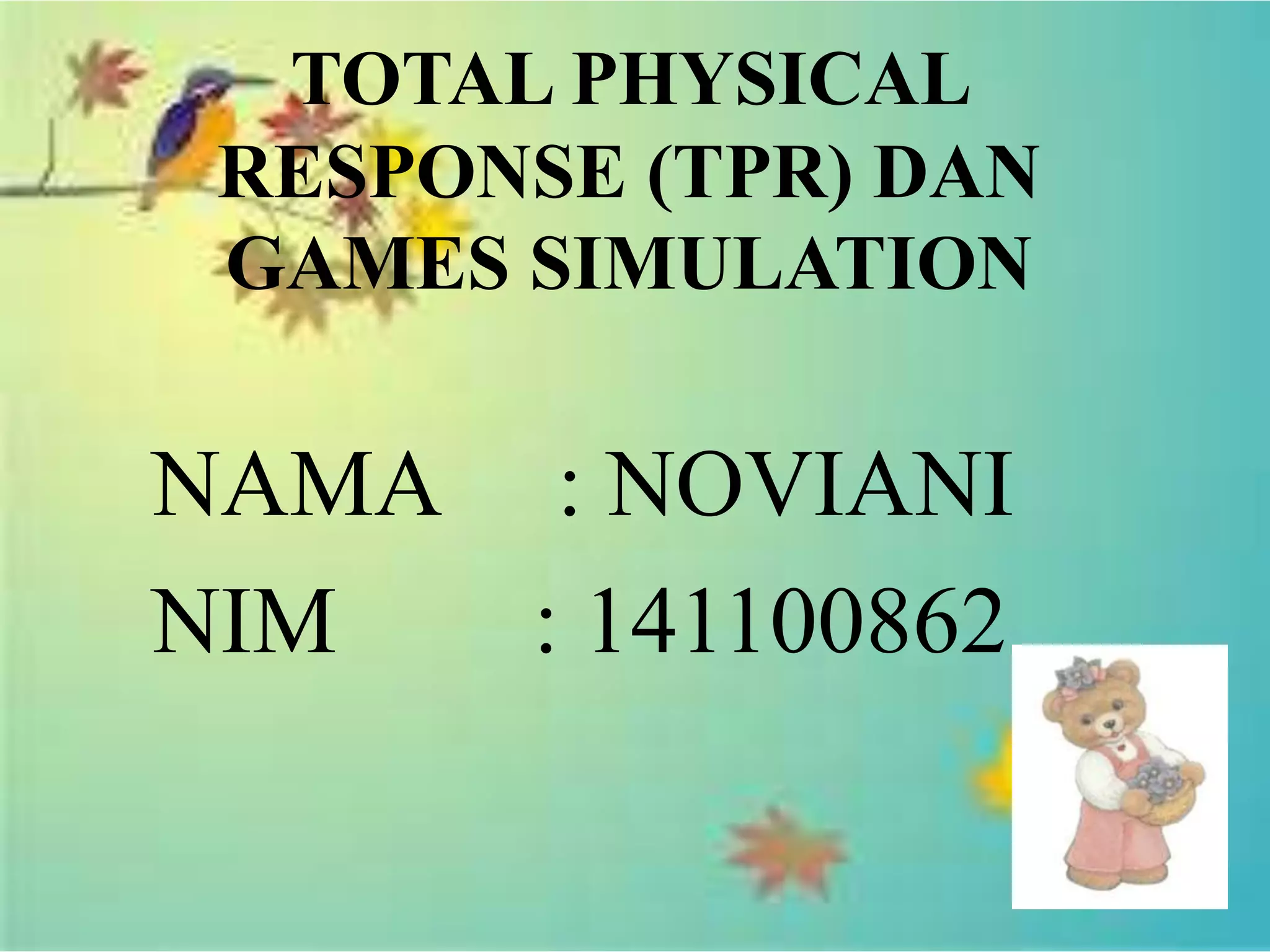 Total physical response (tpr) | PPT