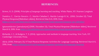 Total Physical Response (TPR) | PDF