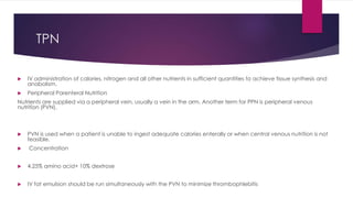 Total prentral nutrition | PPTX