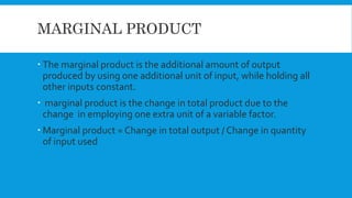 Total, Average and Marginal Product.pptx
