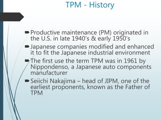 Total productive maintanance | PPT