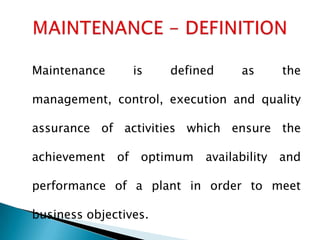 Total Productive Maintenance | PPT