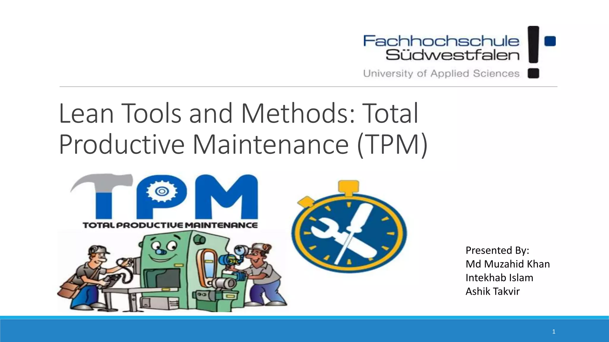 Total Productive Maintenance | PDF