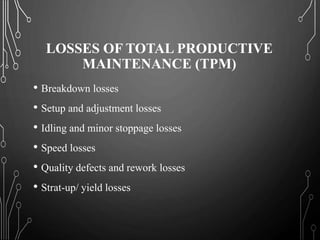 Total productive maintenance | PPTX