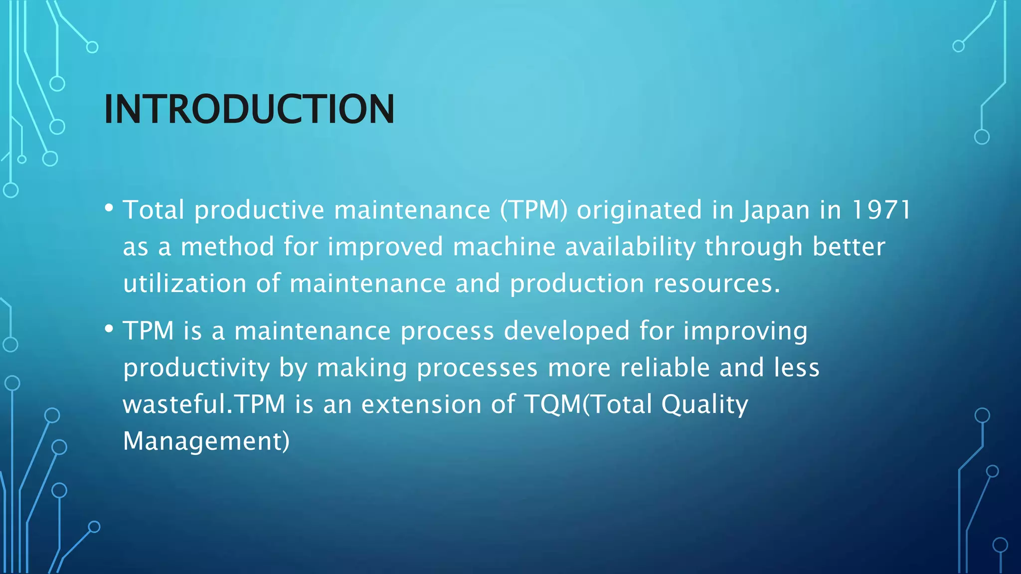 Total productive maintenance | PPTX