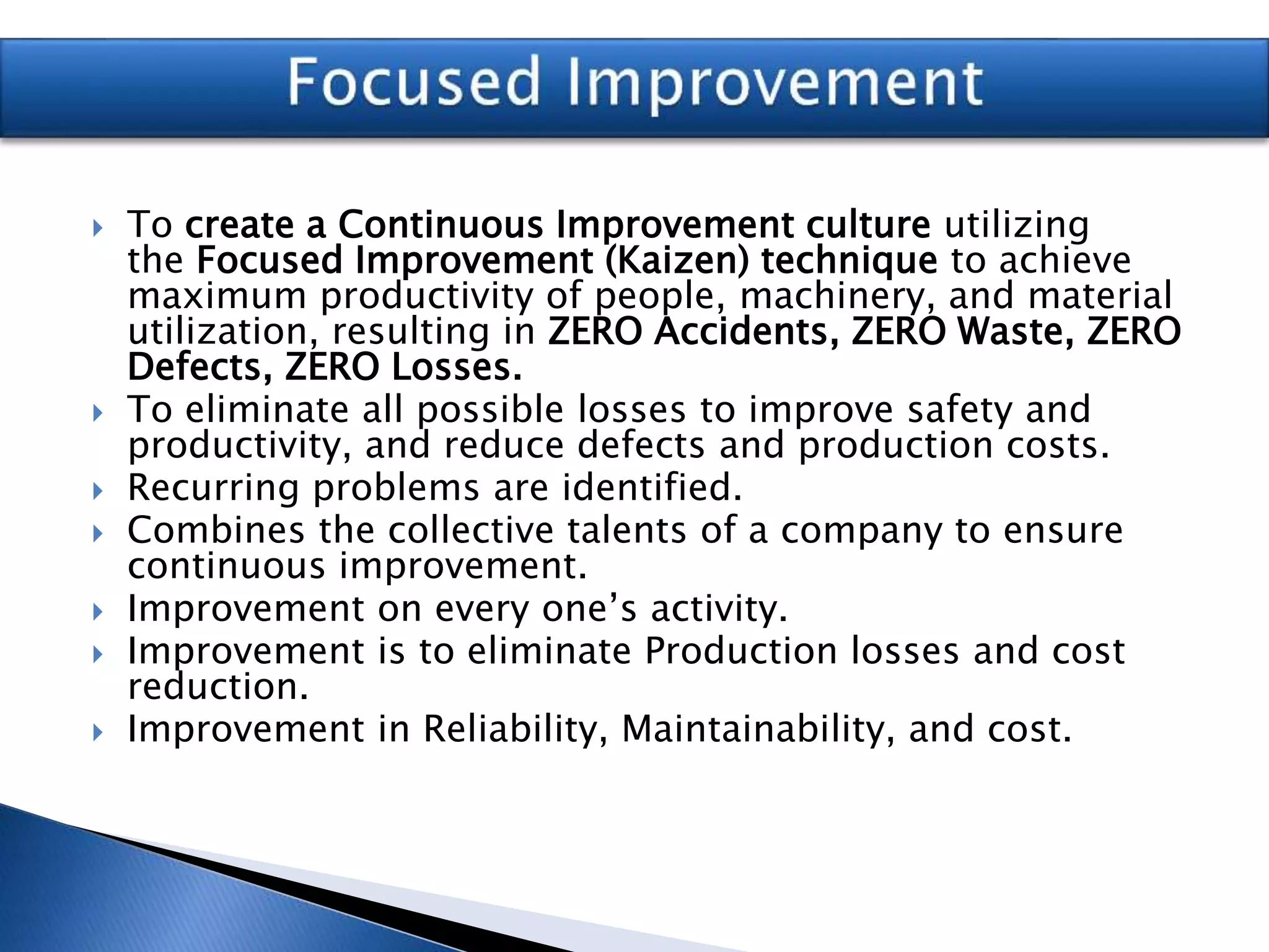 TPM - Total Productive Maintenance | PPTX