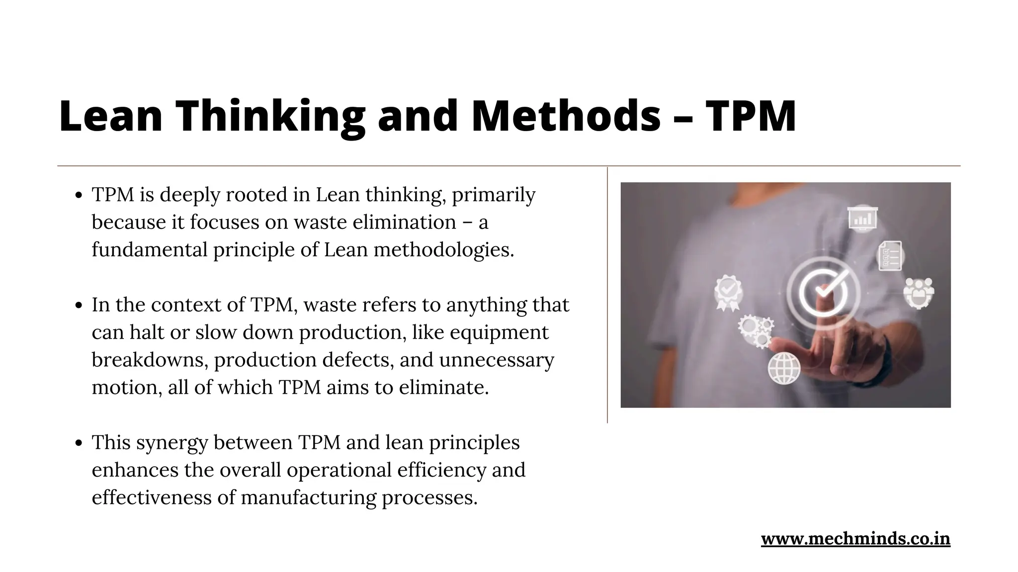 Why Choose TPM for Effective Lean Manufacturing? - Mech Minds | PPT